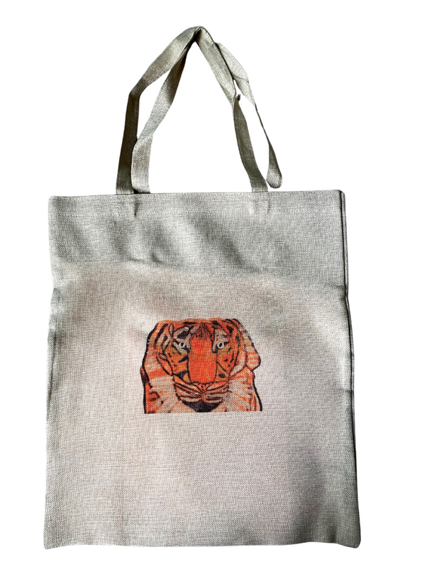 *Tote bag with Tiger design - Independent and Work Ready